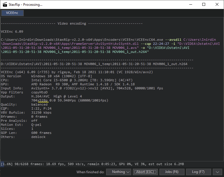 Batch processing ignores resize settings · Issue #644 · staxrip/staxrip · GitHub