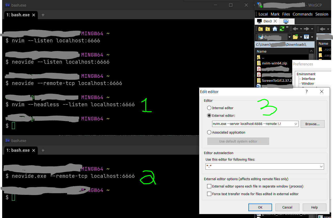 Neovide doesn't integrate with WinSCP · Issue #1285 · neovide/neovide · GitHub