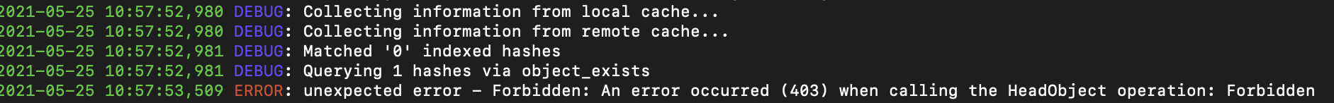 s3 remote: unexpected error with session token · Issue #5130 · iterative/dvc · GitHub