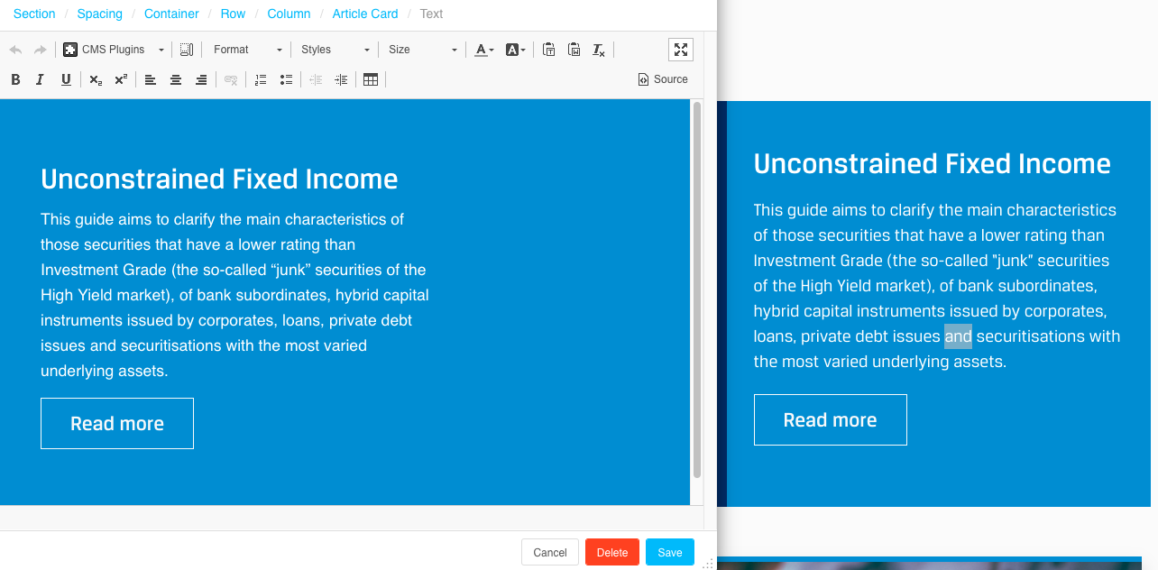 WYSIWYG (What You See Is What You Get) editor doesn't show how the real ... WYSIWYG (What You See Is What You Get) editor doesn't show how the real ...