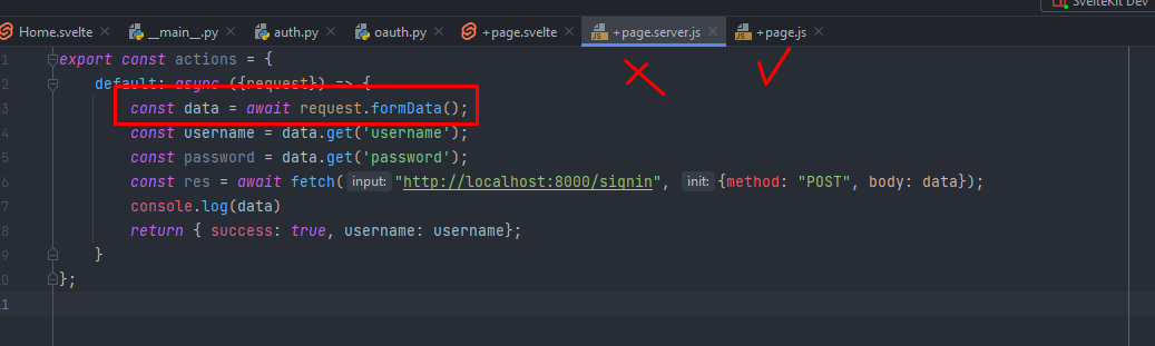 Empty Body in POST and other requests · Issue #6852 · sveltejs/kit · GitHub