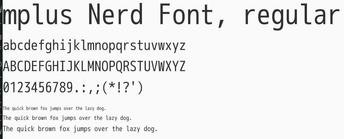 missing "M+ 1m Nerd Font Complete.ttf" · Issue #1311 · ryanoasis/nerd-fonts · GitHub