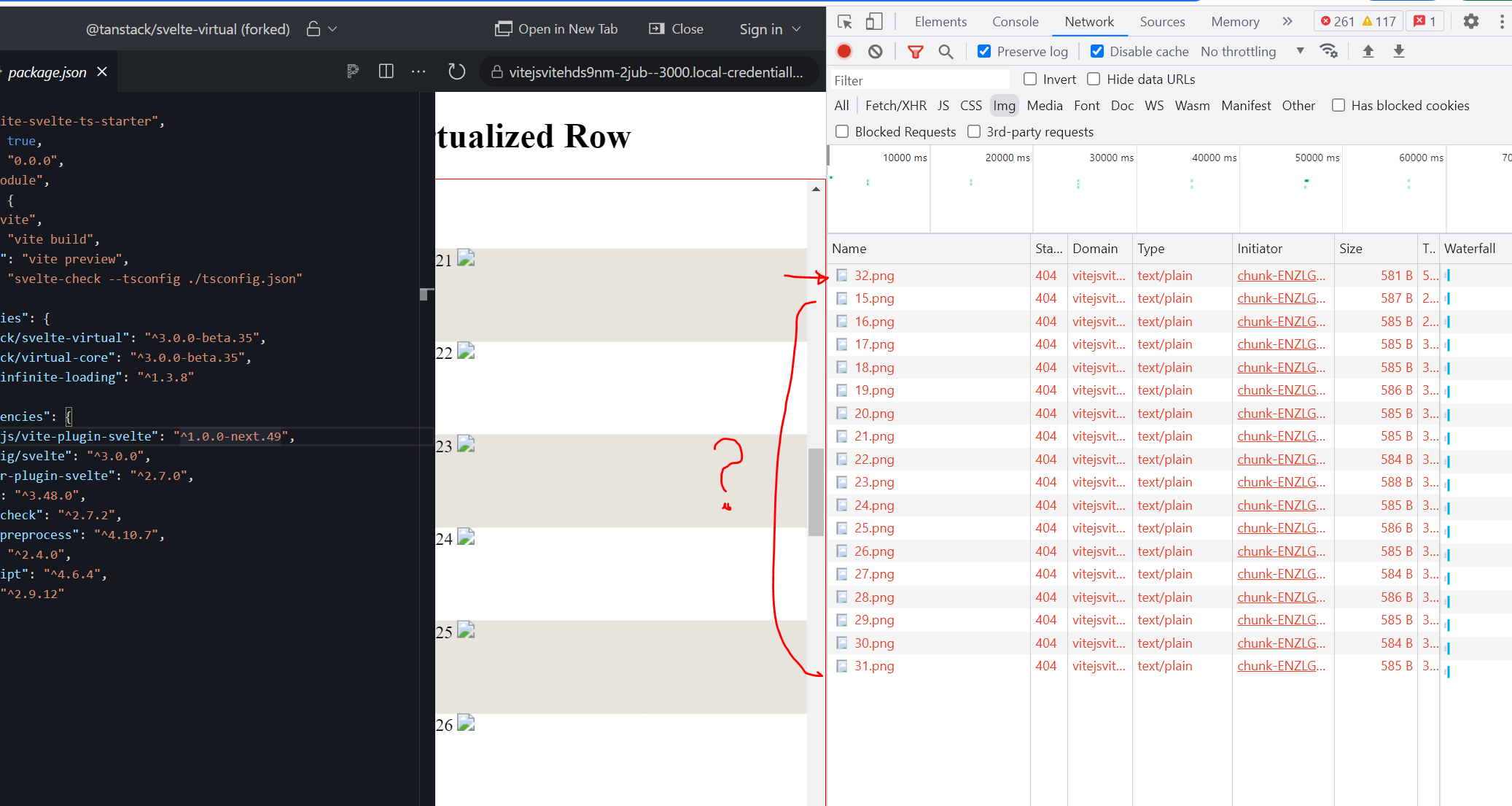 Sveltekit overscan issue with loading images · Issue #471 · TanStack/virtual · GitHub