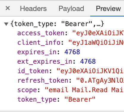 acquireTokenByRefreshToken() AADSTS9002313: Invalid request. Request is malformed or invalid ...