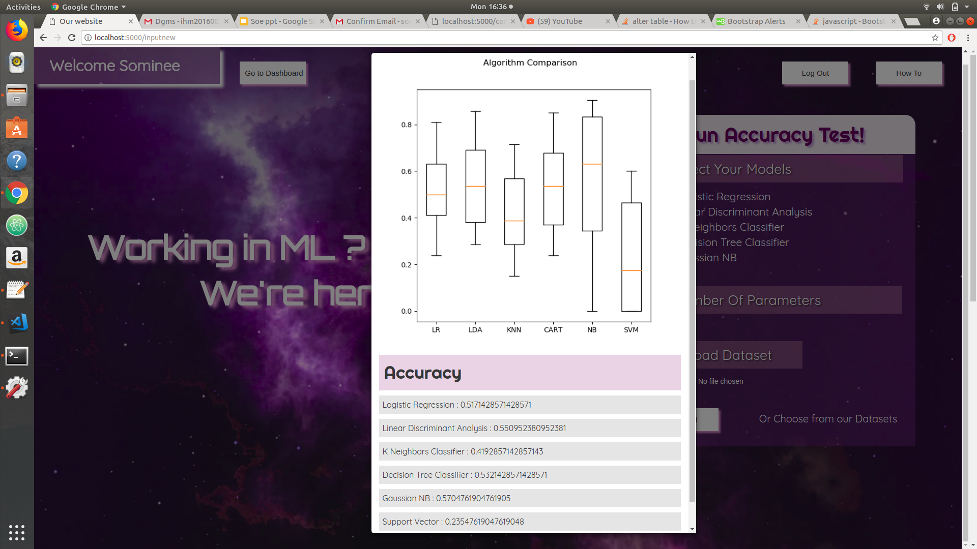 GitHub - littleBuddhaa/ML-accuracy-tester: A website to test the ...