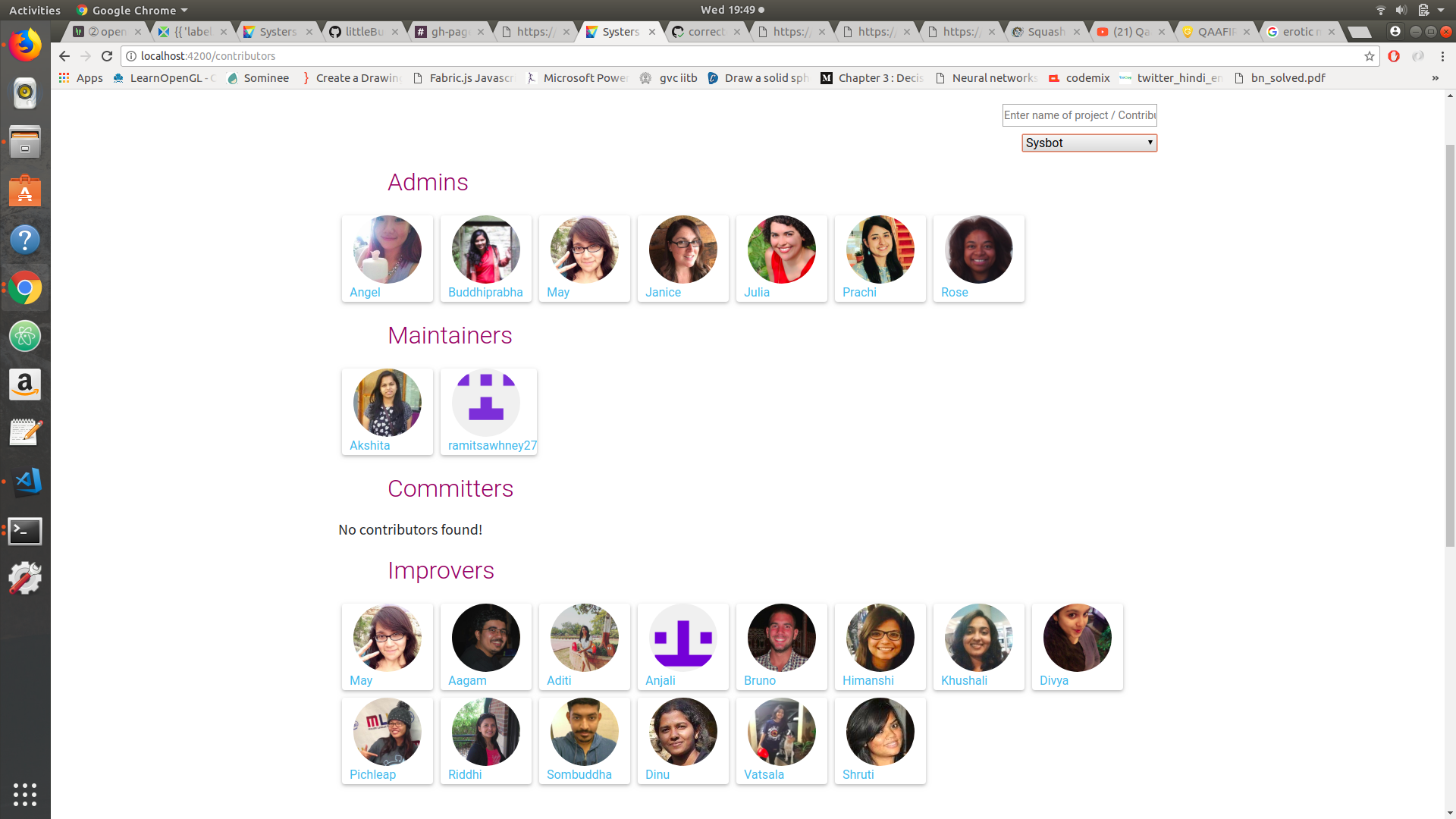 Filtering by writing name of project does not work properly · Issue #355 · systers/systers ...