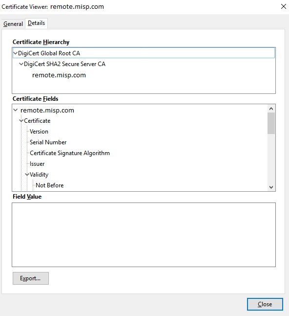 MISP servers synchronization issue "Server unreachable" · Issue #2919 · MISP/MISP · GitHub
