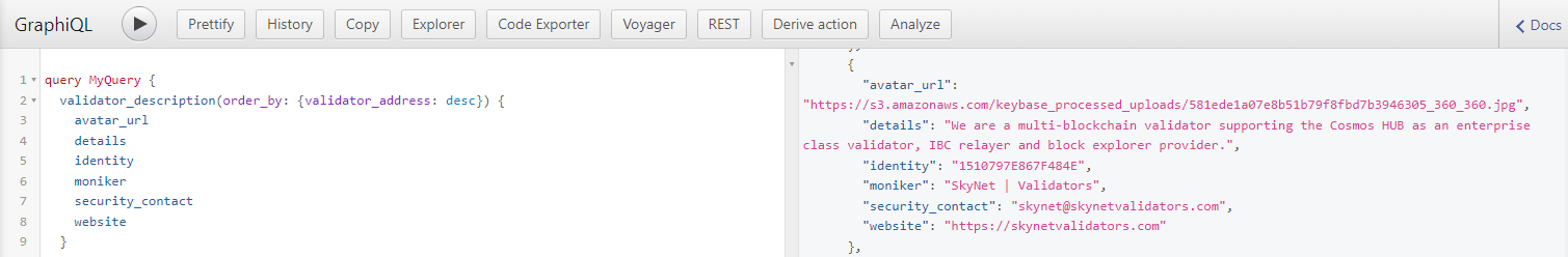 Still Unable To Get Validator Information To Display · Issue #594 · forbole/big-dipper-2.0 ...