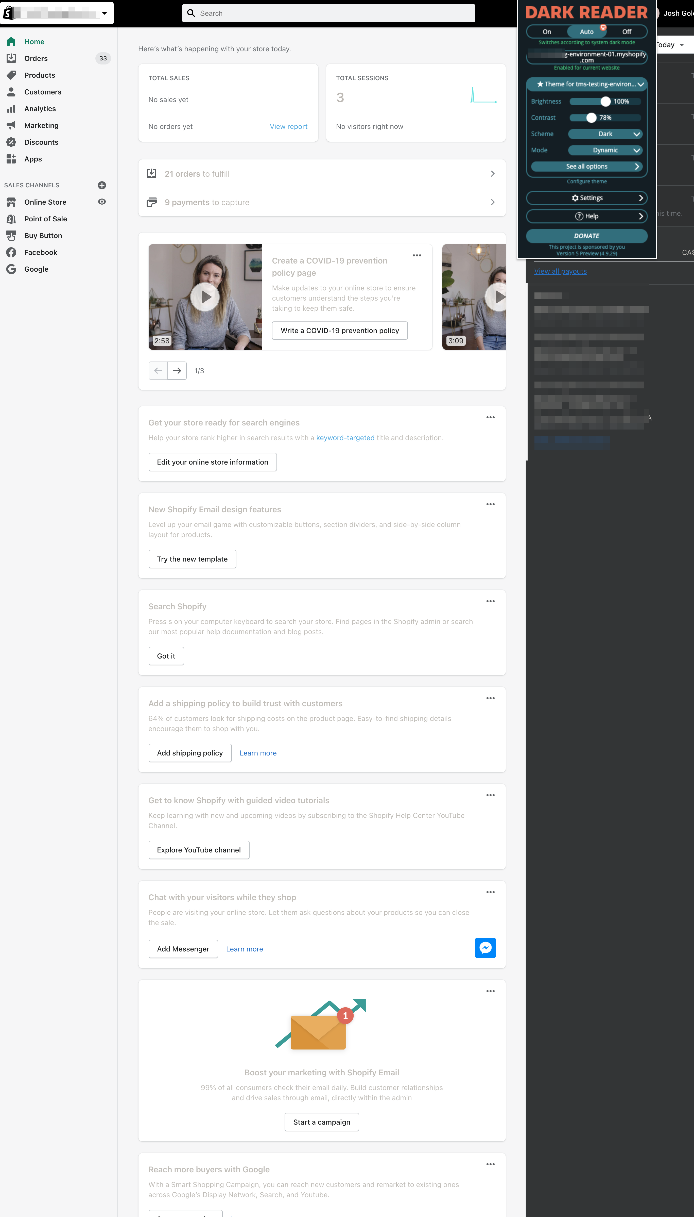 [Broken Website] All Shopify Stores · Issue #5351 · darkreader/darkreader · GitHub