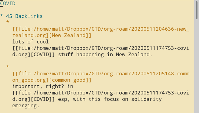 *org-roam* buffer not overlaying link text · Issue #610 · org-roam/org-roam · GitHub