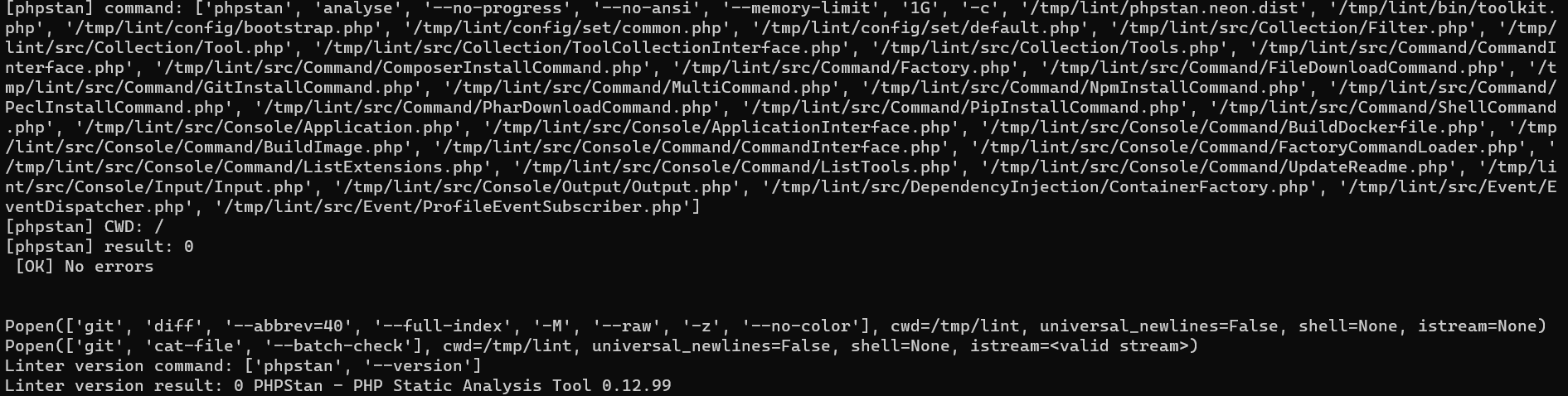 [v4.46] Cannot override PHP_PHPSTAN cli_lint_mode with list_of_files · Issue #817 · oxsecurity ...