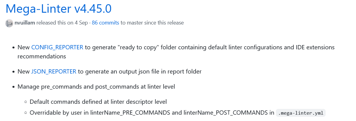 [PRE_COMMANDS] Bug / Regression or Expected behavior · Issue #819 · oxsecurity/megalinter · GitHub