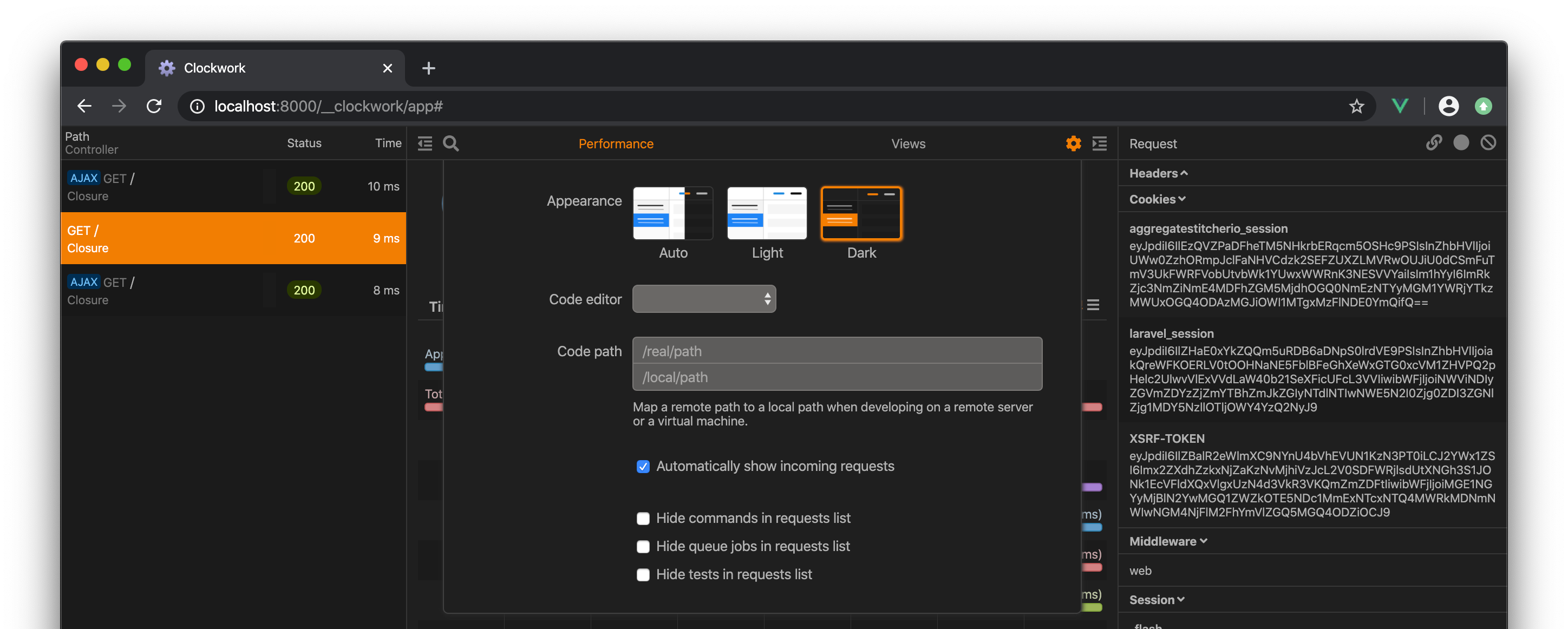 Symfony 4/5 support does not work · Issue #373 · itsgoingd/clockwork · GitHub
