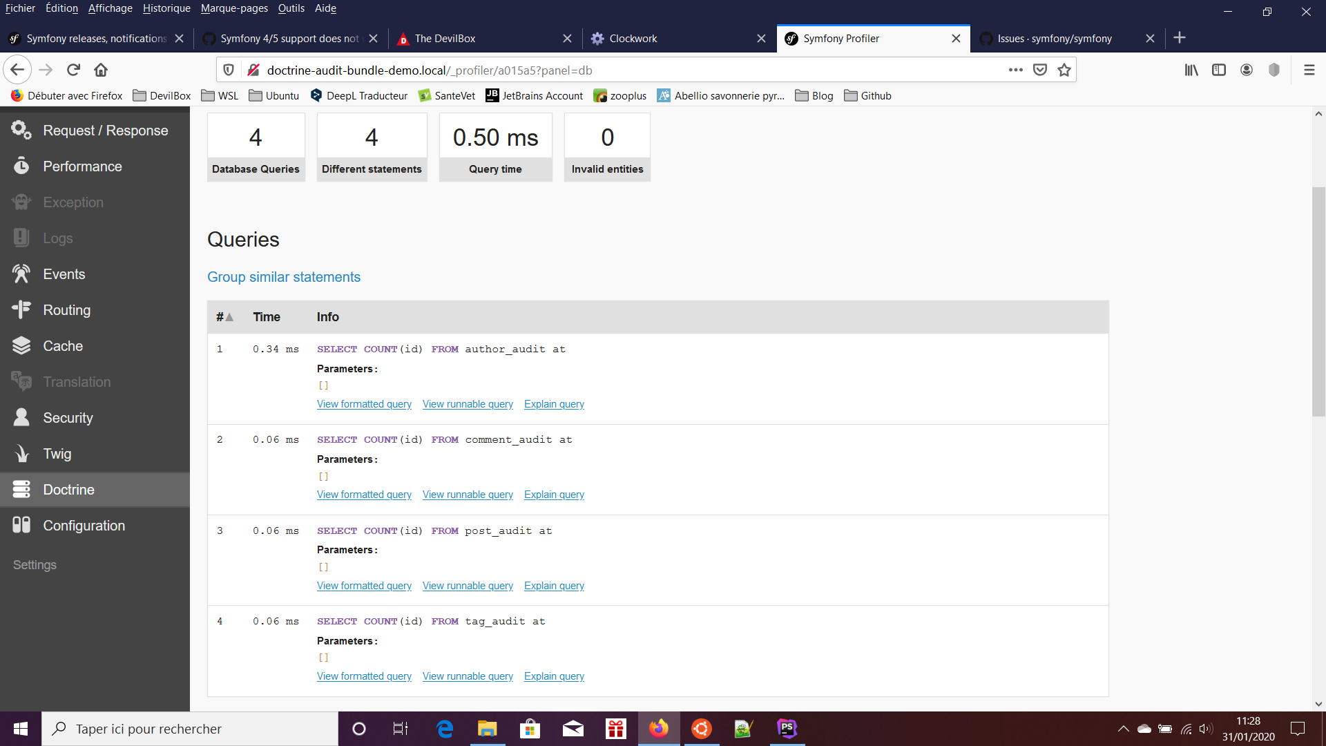 Symfony 4/5 support does not work · Issue #373 · itsgoingd/clockwork · GitHub