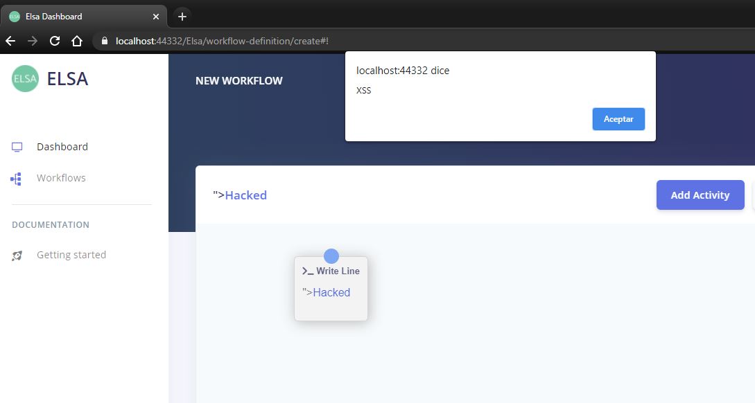 XSS Security Threat in textboxes in Workflow Designer 1.0 · Issue #924 · elsa-workflows/elsa ...