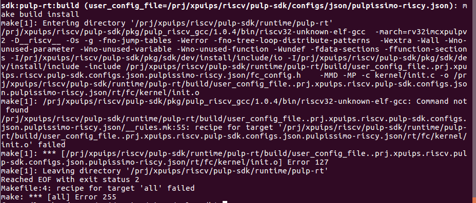 New pulp-rt · Issue #19 · pulp-platform/pulp-sdk · GitHub