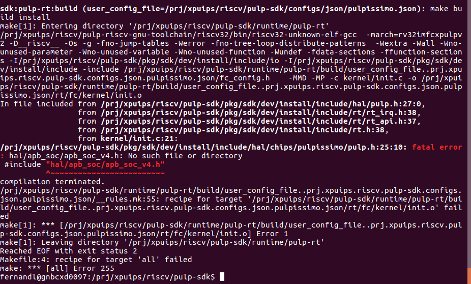 New pulp-rt · Issue #19 · pulp-platform/pulp-sdk · GitHub