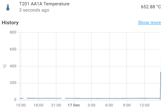 bluetooth SensorPro T201 underflow when temp