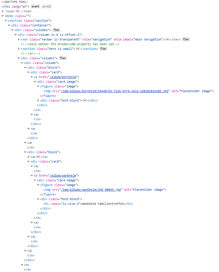 After the first occurrence of an tag, dozens of tags appear generated on the site · Issue #150 ...
