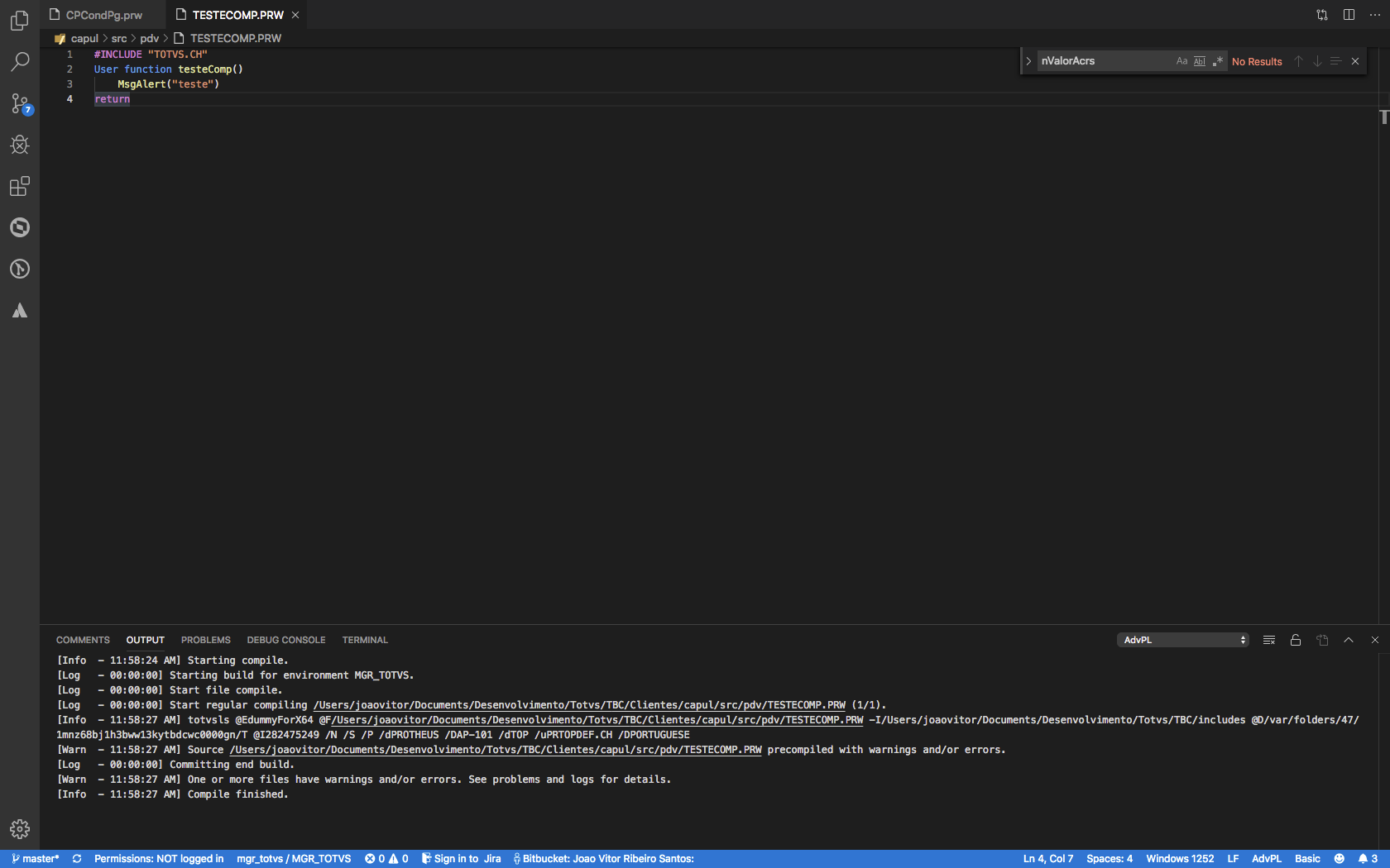 Mac-include-PRTOPDEF · Issue #154 · totvs/tds-vscode · GitHub