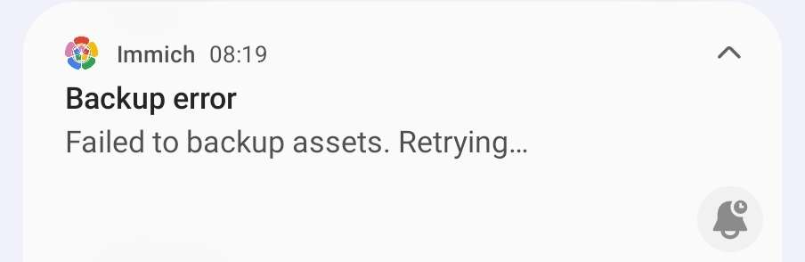 [BUG] Client Backup not working and Images not showing up in main view · Issue #835 · immich-app ...
