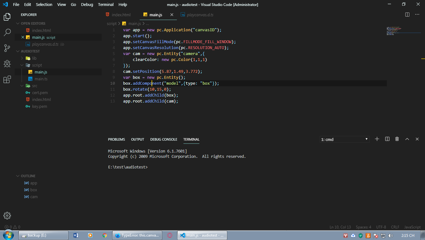 TypeError: this.canvas.getBoundingClientRect is not a function problem ...