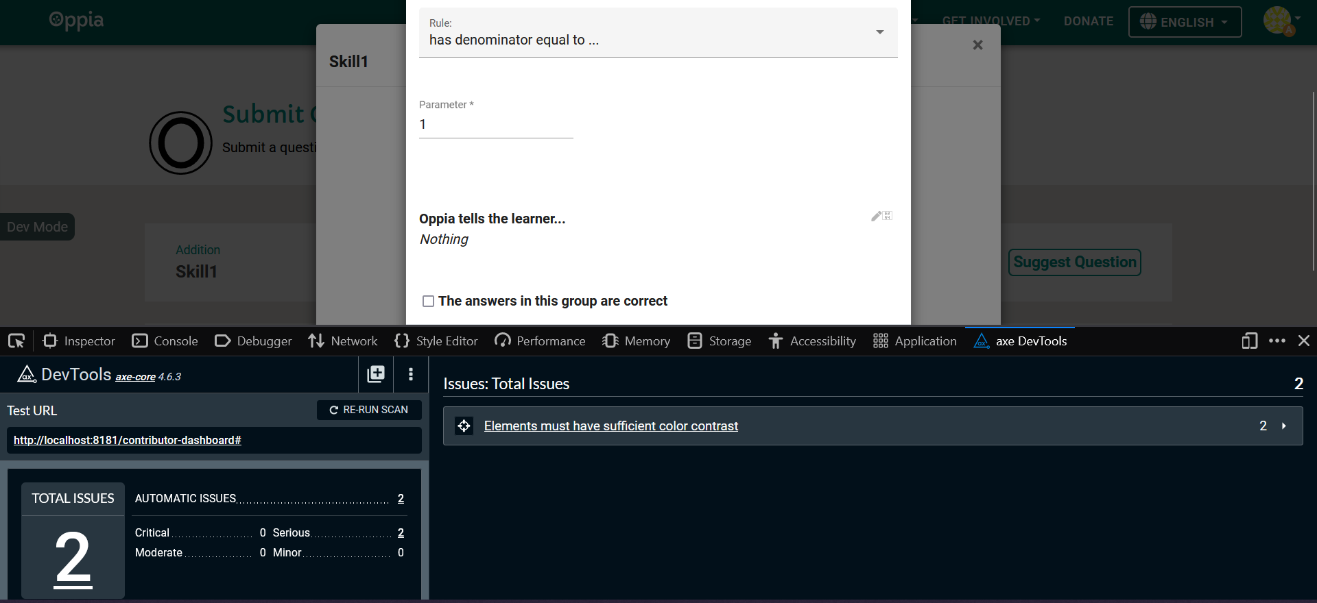 [BUG]: Form elements must have labels · Issue #17072 · oppia/oppia · GitHub