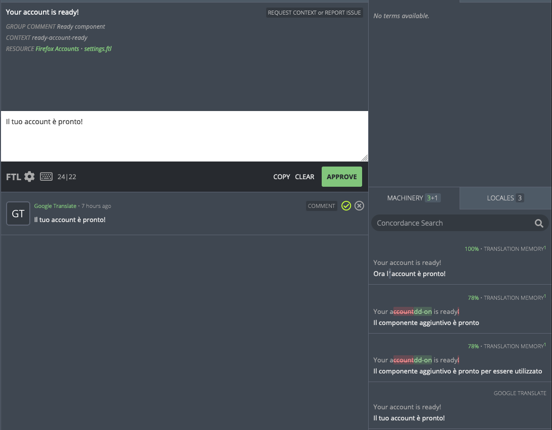 Pretranslation ignored a 100% match from TM · Issue #2697 · mozilla/pontoon · GitHub