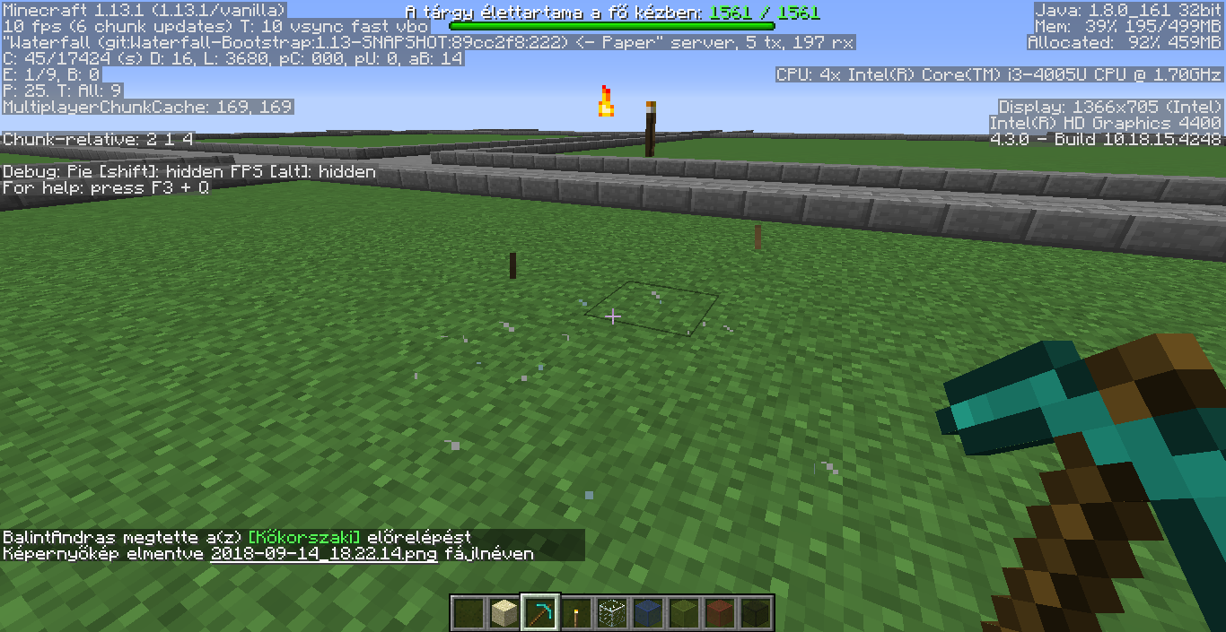 Kreatív védelem fáklya hiba · Issue #2366 · TheOld-Crafters/Minecraft ...