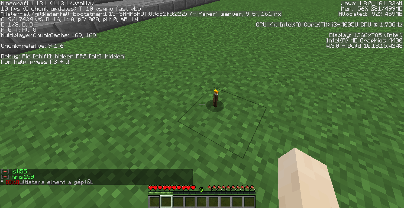 Kreatív védelem fáklya hiba · Issue #2366 · TheOld-Crafters/Minecraft-servers · GitHub