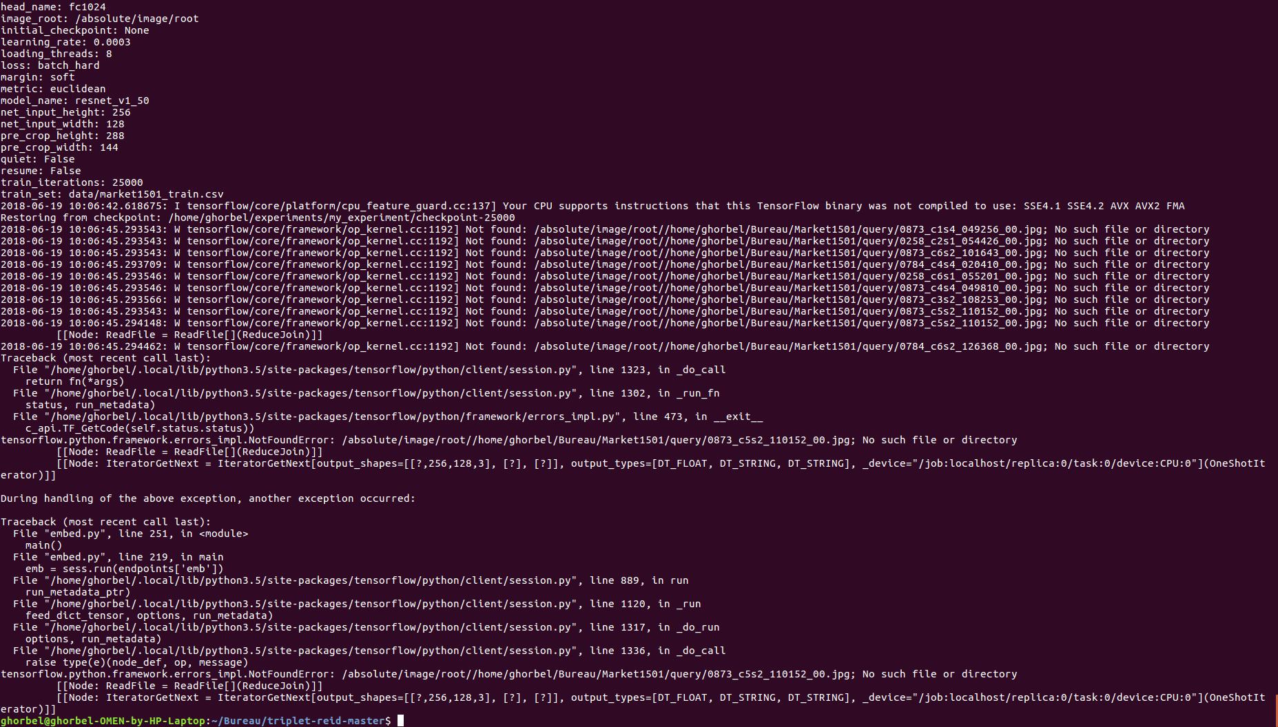 Problem with the Tensorflow version · Issue #40 · VisualComputingInstitute/triplet-reid · GitHub