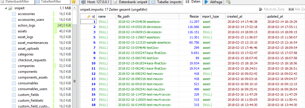 Can't delete imported csv files. · Issue #5034 · grokability/snipe-it · GitHub