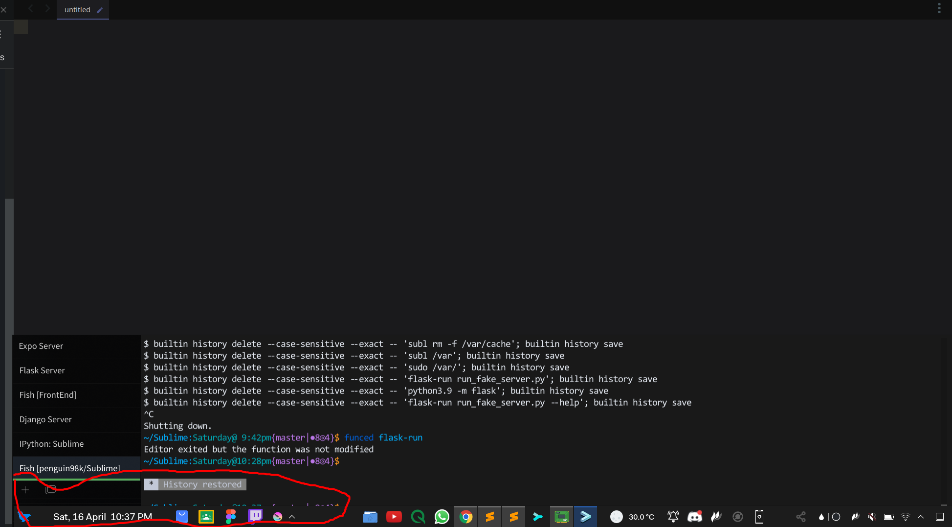 Docked Terminal Goes Behind The Bottom Panel (Only When Display is ...