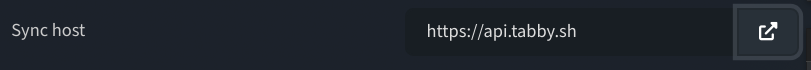 BUG: The External link button for config sync opens incorrect url · Issue #6905 · Eugeny/tabby ...