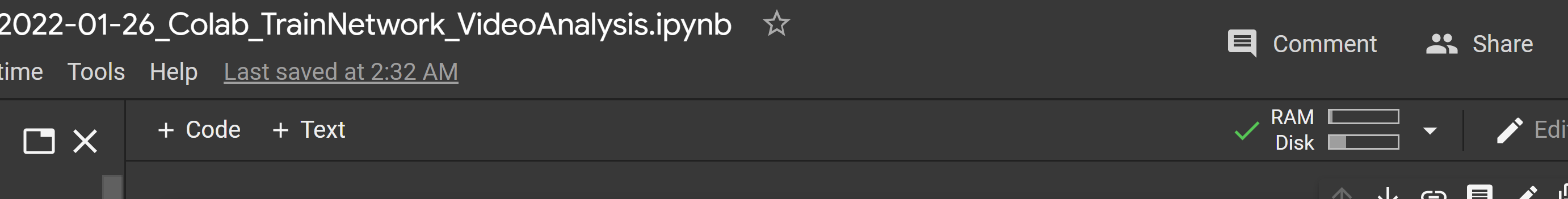Training in Colab · Issue #1725 · DeepLabCut/DeepLabCut · GitHub