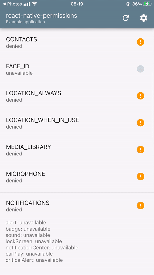 iOS 14: LOCATION_WHEN_IN_USE and LOCATION_ALWAYS not working · Issue #521 · zoontek/react-native ...