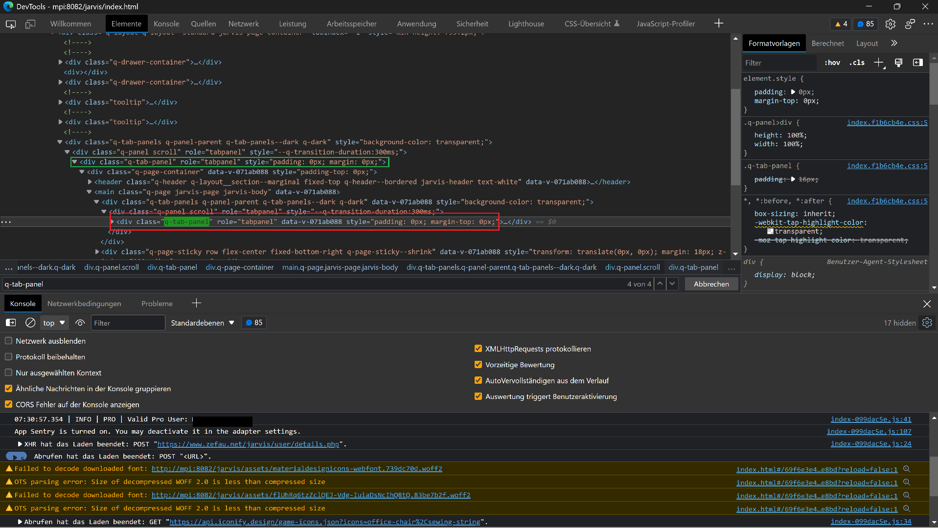 schwarzer Balken bei "Tab-Bar am unteren Rand der Seite ausrichten" auf Mobilgeräten · Issue ...