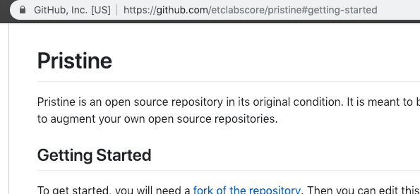 Make headings through out docs linkable · Issue #4 · etclabscore/pristine · GitHub