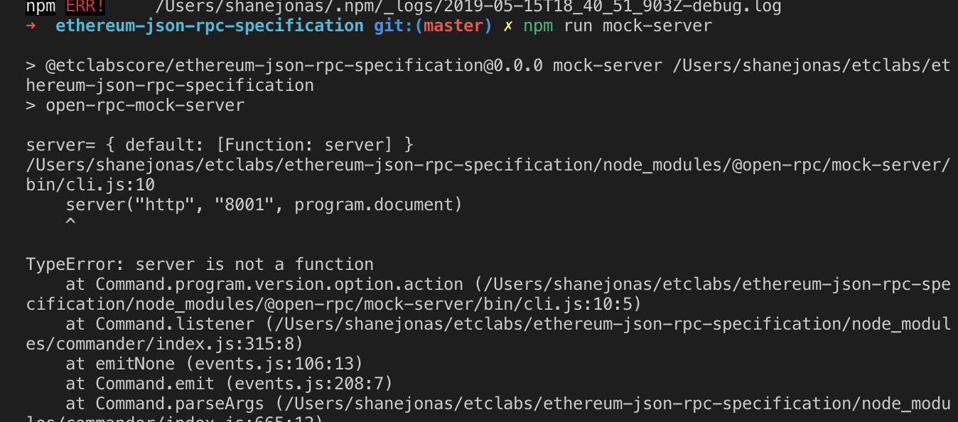 cli needs require('../build').default to import properly · Issue #113 · open-rpc/mock-server ...