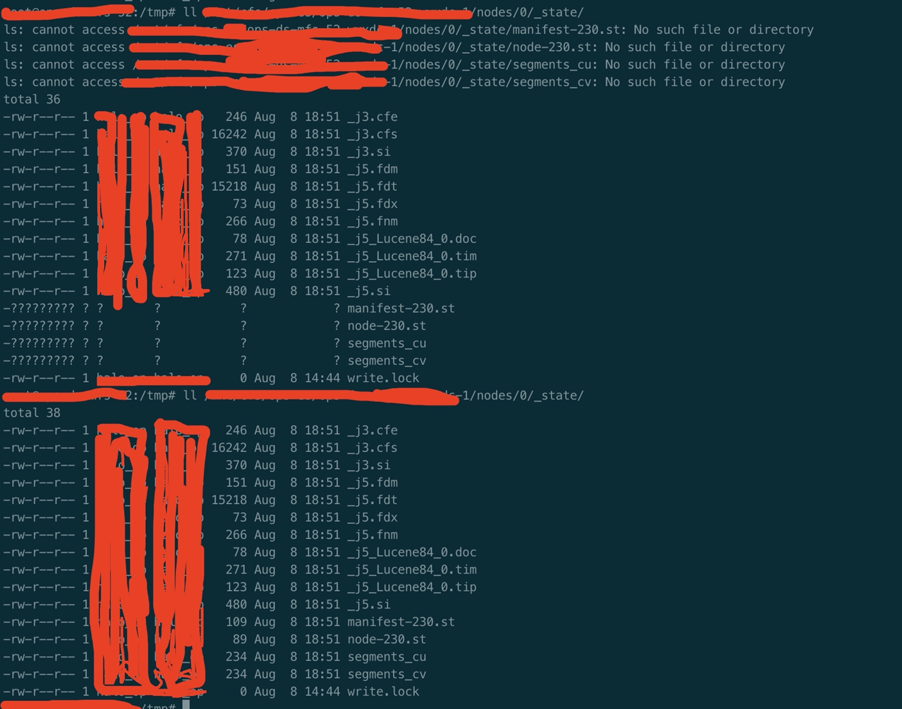 elasticsearch start error AsyncLucenePersistedState#updateTask][T#1]], exiting on a seaweedFS ...