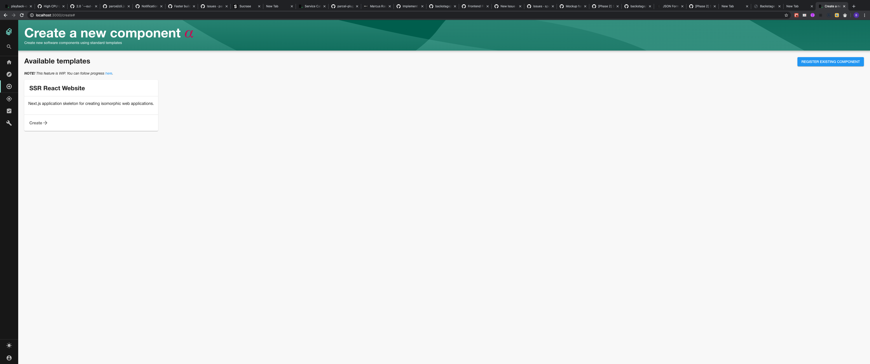 Scaffold Component Template List · Issue #1298 · backstage/backstage · GitHub