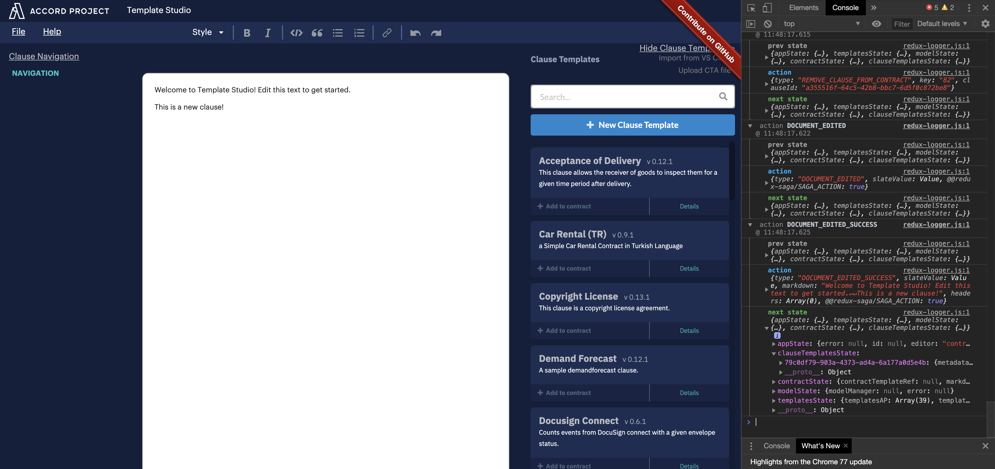 Clause Template Persists on State when Deleted · Issue #111 · accordproject/template-studio-v2 ...