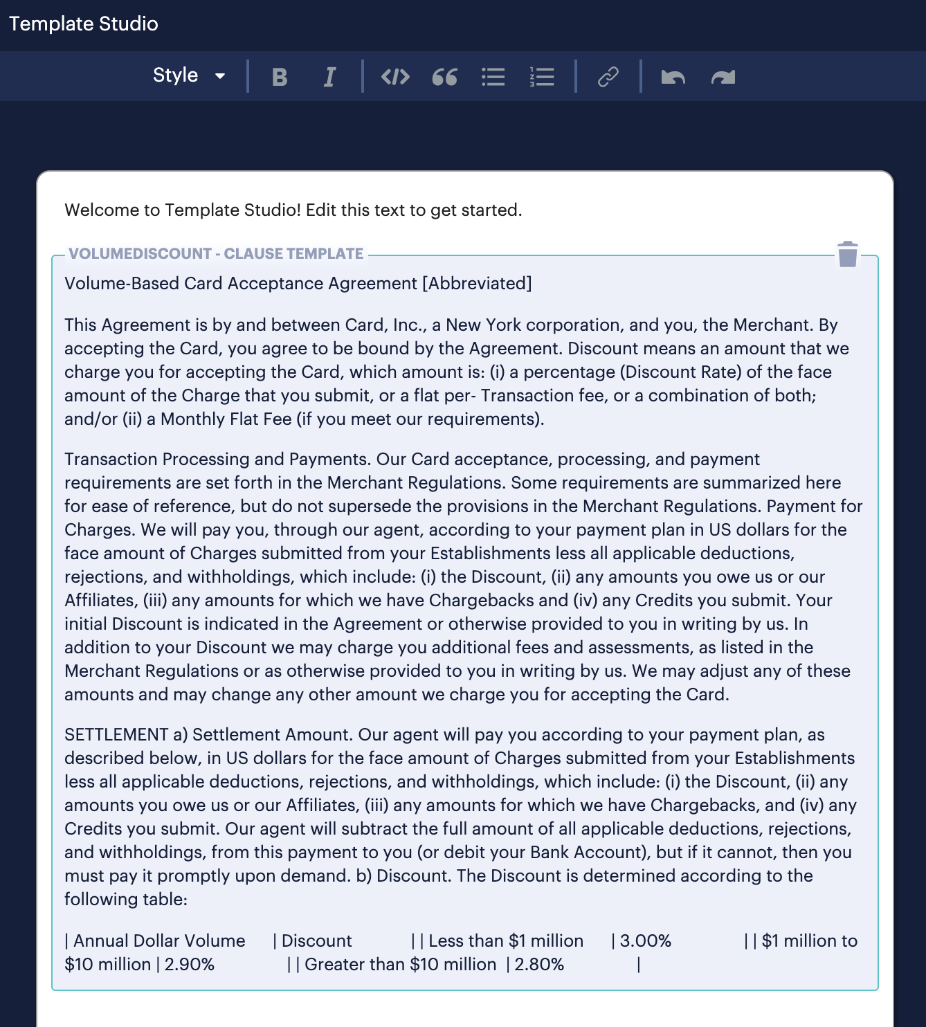 Markdown Tables Failing to Render · Issue #150 · accordproject/template-studio-v2 · GitHub