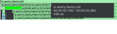 Sentry.init takes too much time and blocks ui thread · Issue #708 · getsentry/sentry-java · GitHub
