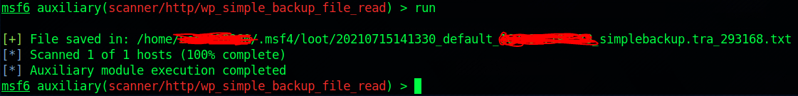 Auxiliary scanner not saving to .msf4/loot/ · Issue #15433 · rapid7 ...
