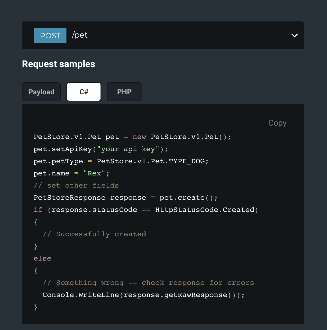 Code samples for curl in Redoc UI · Issue #356 · axnsan12/drf-yasg · GitHub