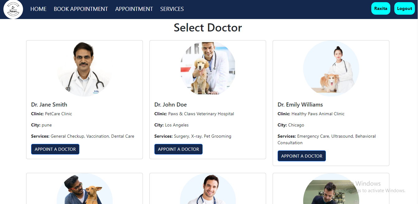 GitHub - sampatil98/PetCare: Appointment booking application for ...