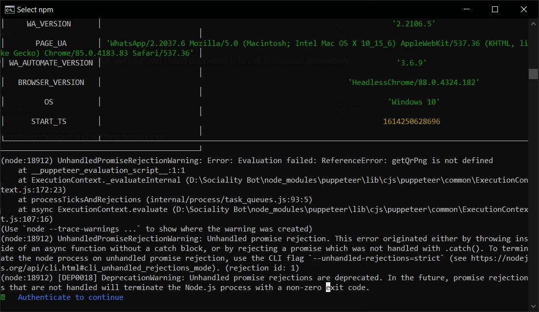 2.2106.5 · Issue #1391 · open-wa/wa-automate-nodejs · GitHub
