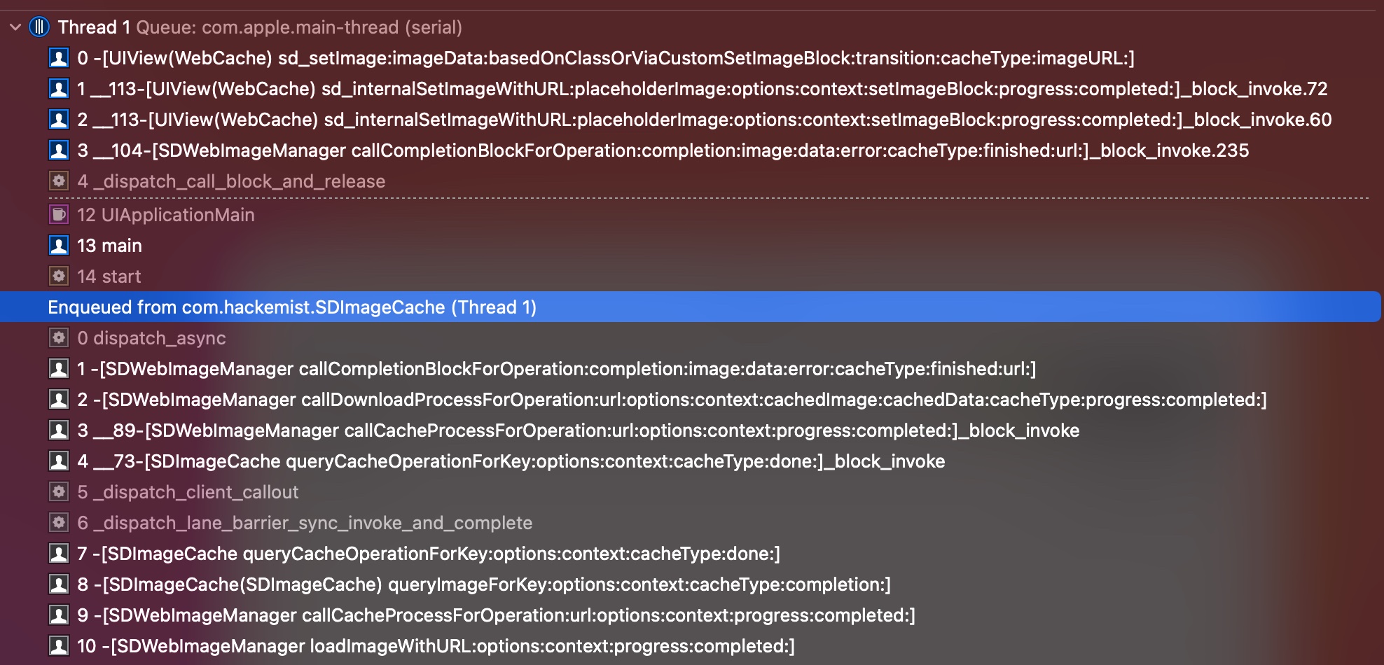 Fix imageView blinks with option 'SDImageCacheQueryDiskDataSync' by soondl · Pull Request #3327 ...