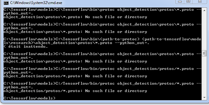 proto buff compilation error · Issue #3567 · tensorflow/models · GitHub